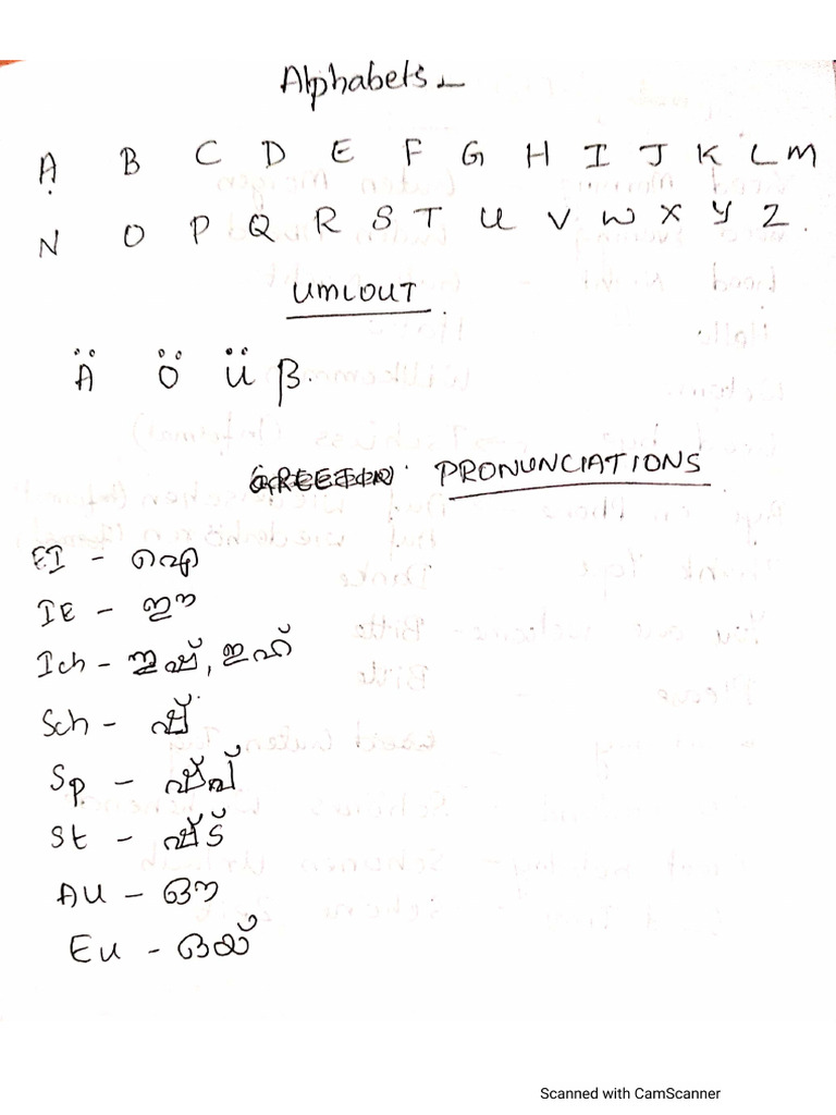German A 1 Pdf