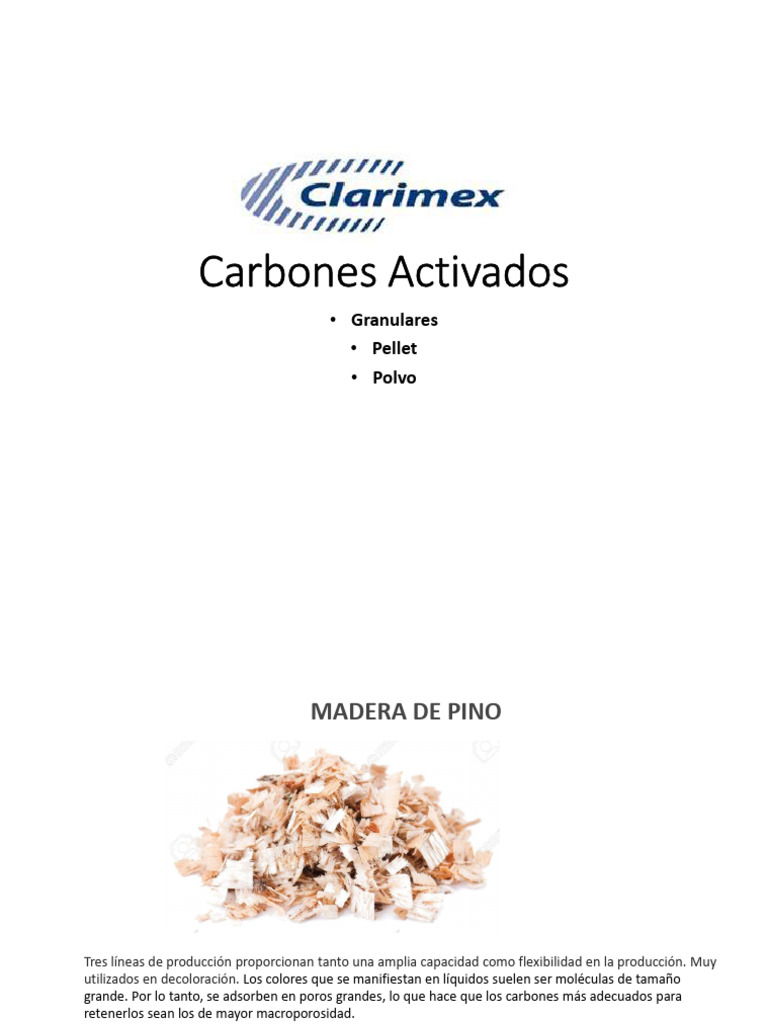 Clarimex - Carbones Activados | PDF | Ciencia y matemáticas