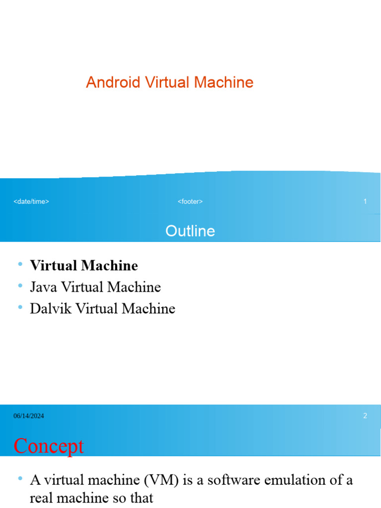 L11 Android Virtual Machine | PDF | Java Virtual Machine | Java ...
