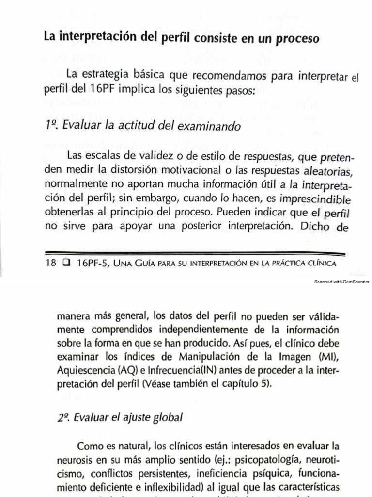Interpretación del 16 FP | PDF