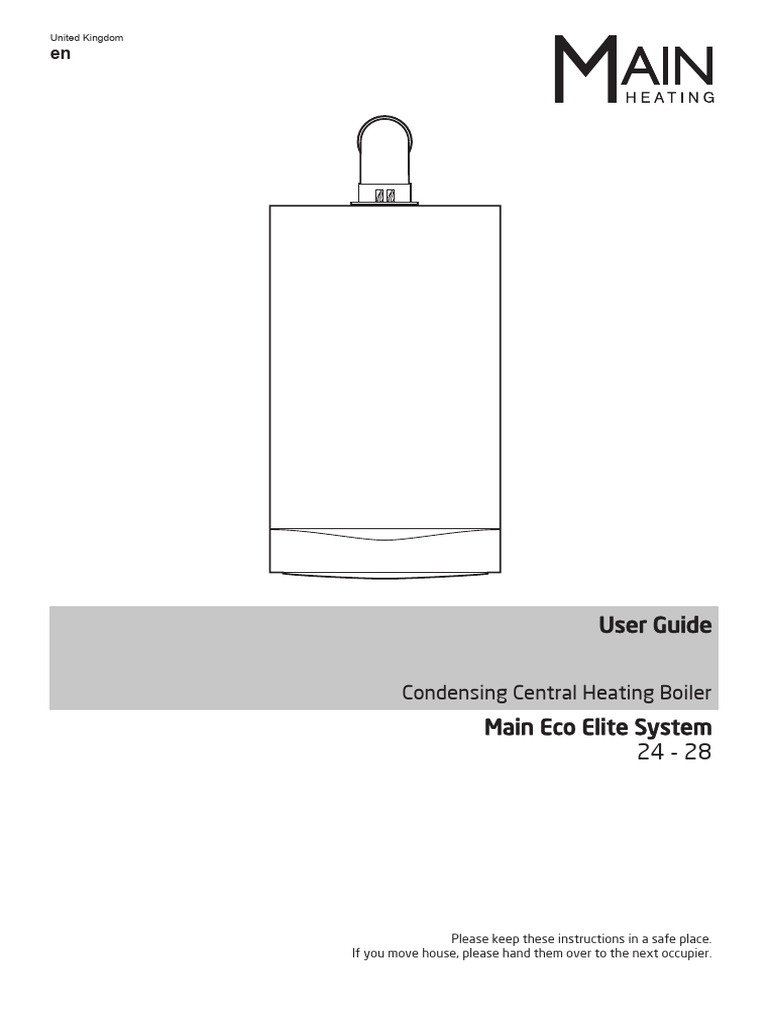 Main System Eco Elite User Guide | PDF | Water Heating | Boiler