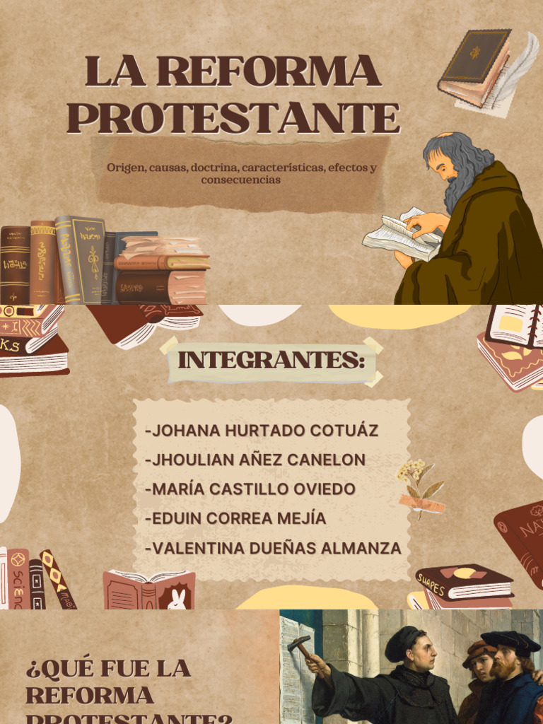 Presentación Reforma Protestante | PDF | protestantismo | Familias ...