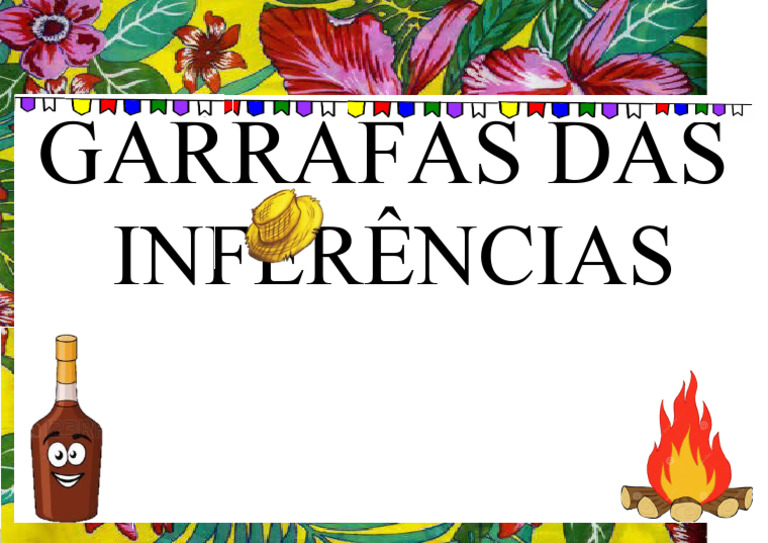 CARTAZ GARRAFAS DAS INFERÊNCIAS | PDF