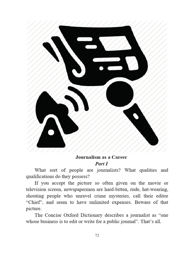Un.10. Journalism As A Career | PDF | Journalism