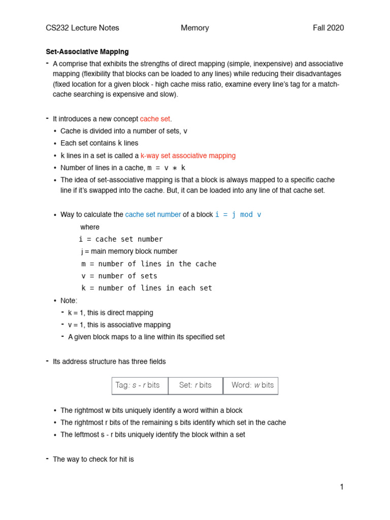 8 Memory (IV) | PDF | Cpu Cache | Digital Electronics
