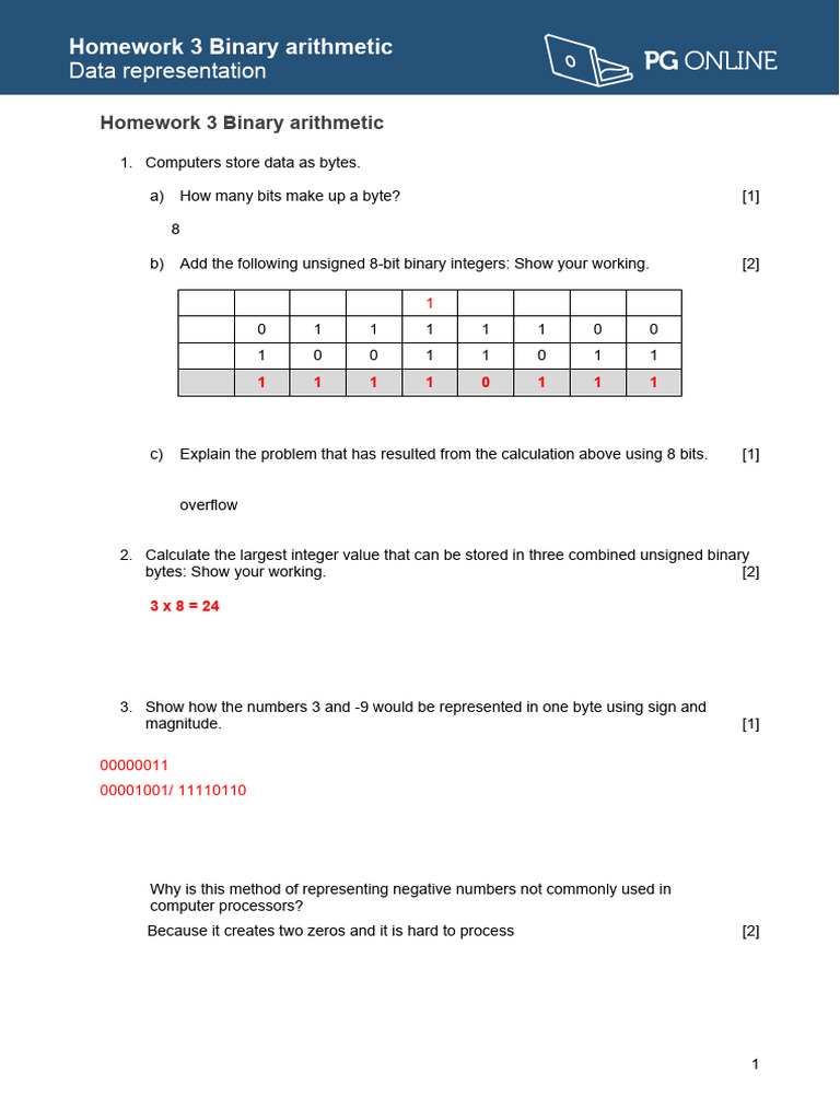 Data types Homework 3 | Download Free PDF | Computing | Arithmetic
