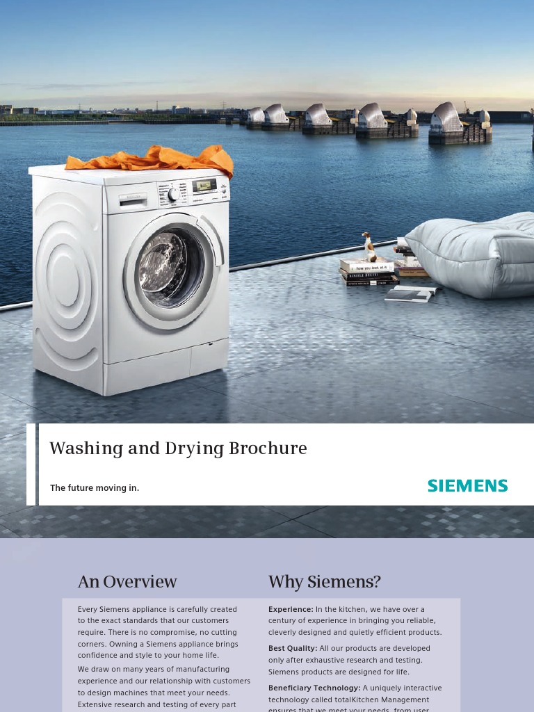 Washing Brochure English | PDF | Clothes Dryer | Washing Machine