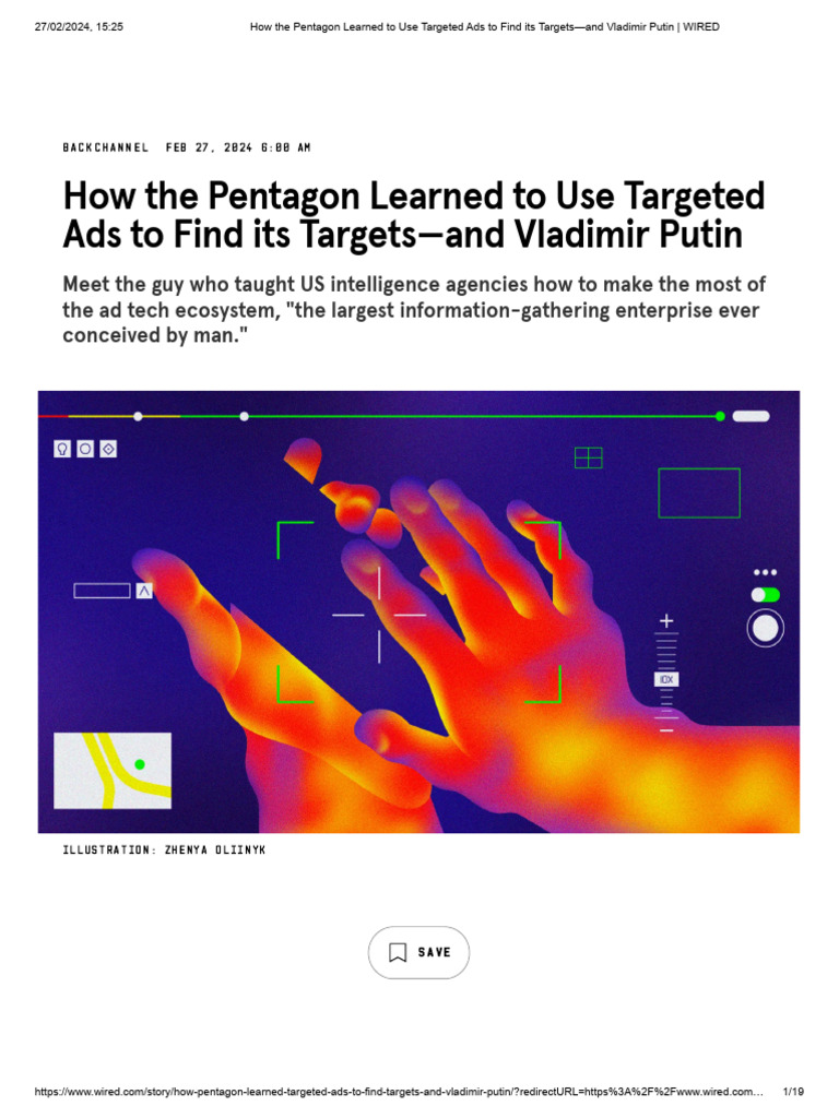 How The Pentagon Learned To Use Targeted Ads To Find Its Targets-And Vladimir Putin - WIRED ...