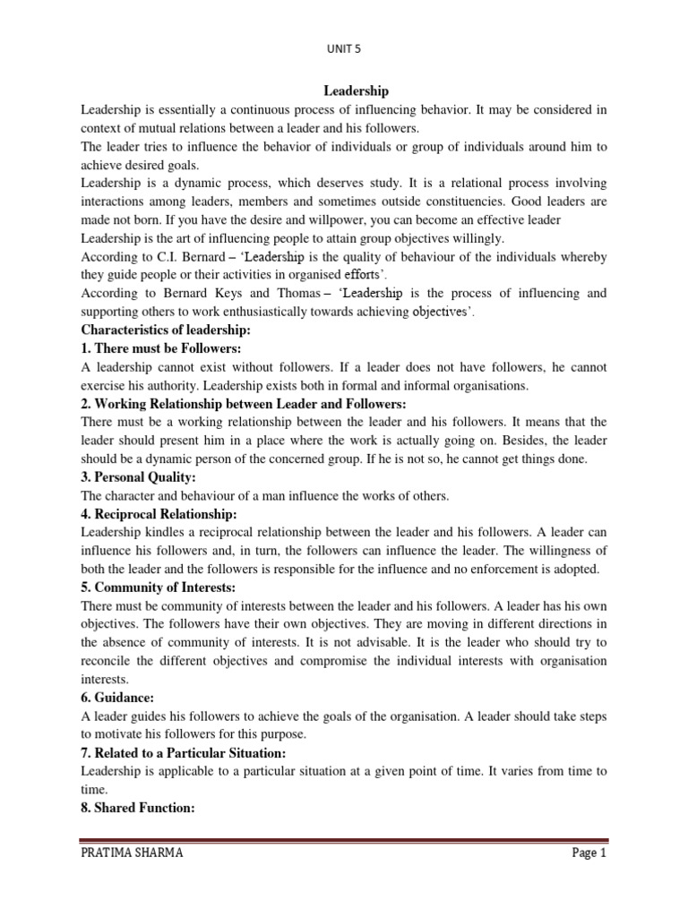 Unit 5 Mcob | PDF | Leadership | Change Management