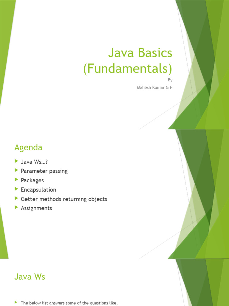 Java Basics Fundamentals Download Free Pdf Method Computer Programming Inheritance