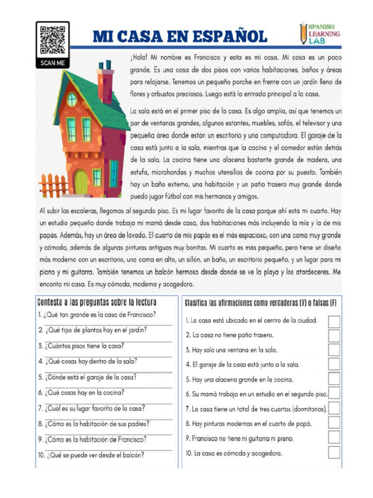 Mi Casa en Español | PDF