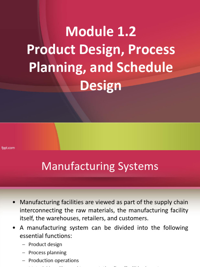 Module 1.2 - Product Design and Process Planning | Download Free PDF ...
