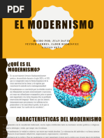 Mapa Conceptual Del Modernismo | PDF | Simbolismo (Artes) | Poesía