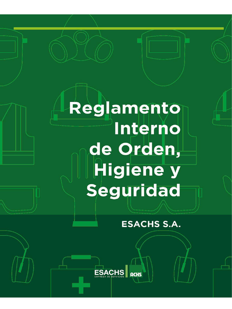None-Reglamento Interno de Orden Higiene y Seguridad Salud Mayo 2022 | PDF | Derecho laboral ...