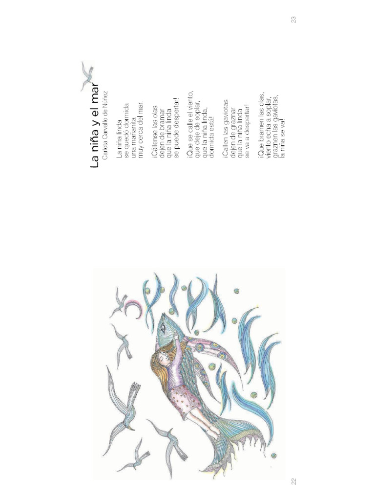 Poema La Niña y El Mar | PDF