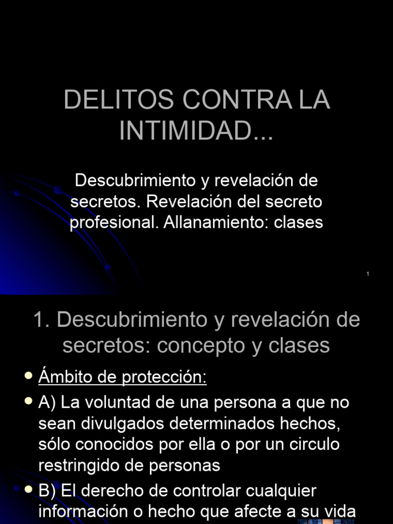TEMA 10. - Delitos Contra La Intimidad | PDF | Criminología | Desviación (sociología)