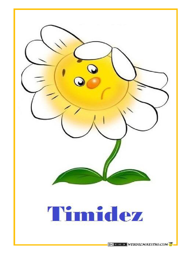 Actividades Para Trabajar Las Emociones Timidez | PDF