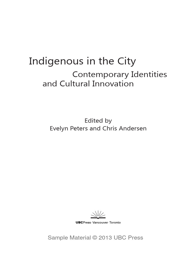 Indigenous in The City | Download Free PDF | Indigenous Peoples ...