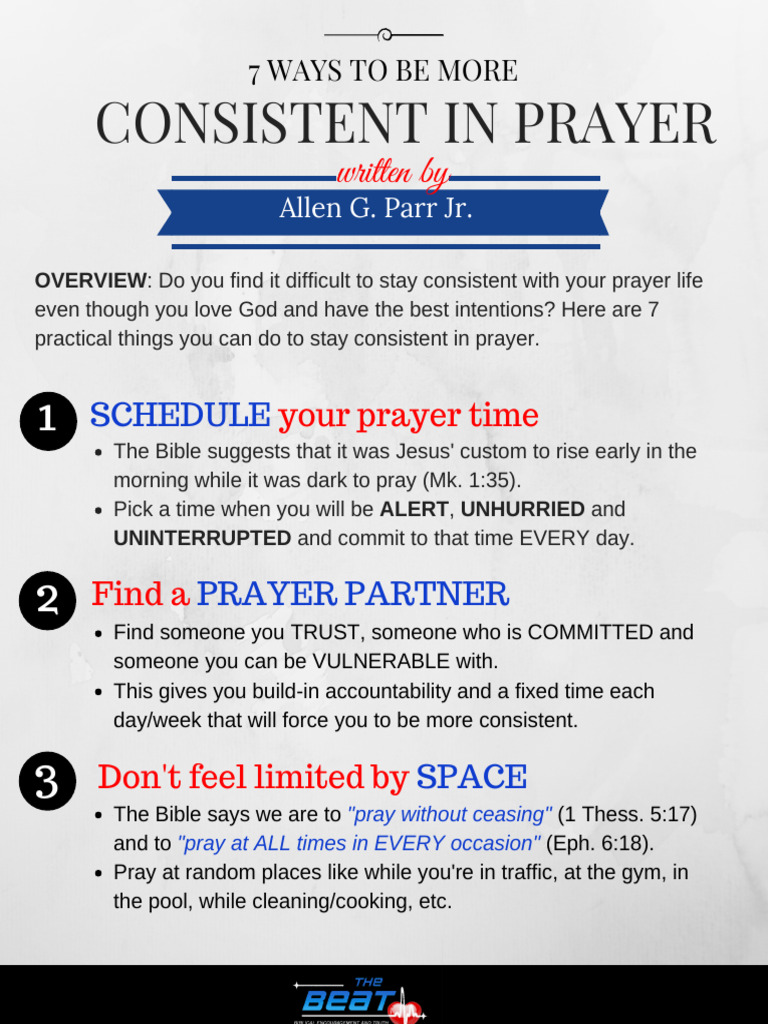 7 Ways To Stay Consistent in Prayer | PDF | Self-Improvement