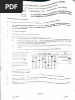 NAT Grade 6 Answer Sheet | PDF