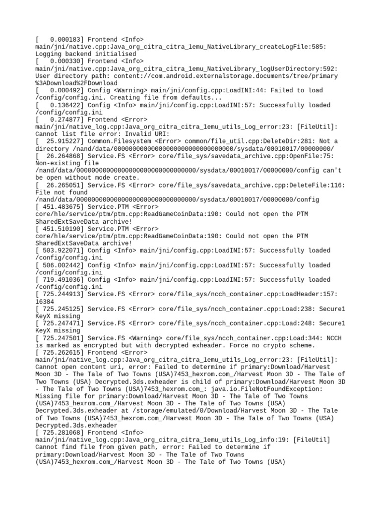 Citra Log - Txt.old | PDF | Encryption | Computing