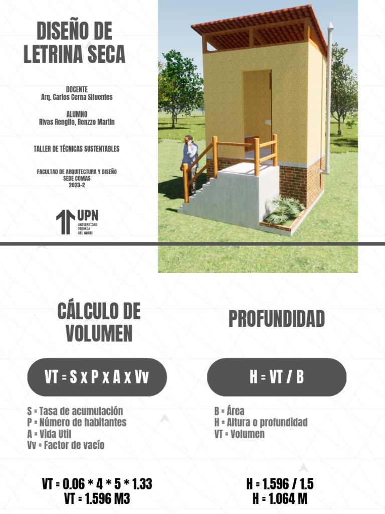 Diseño de Letrina Seca | PDF