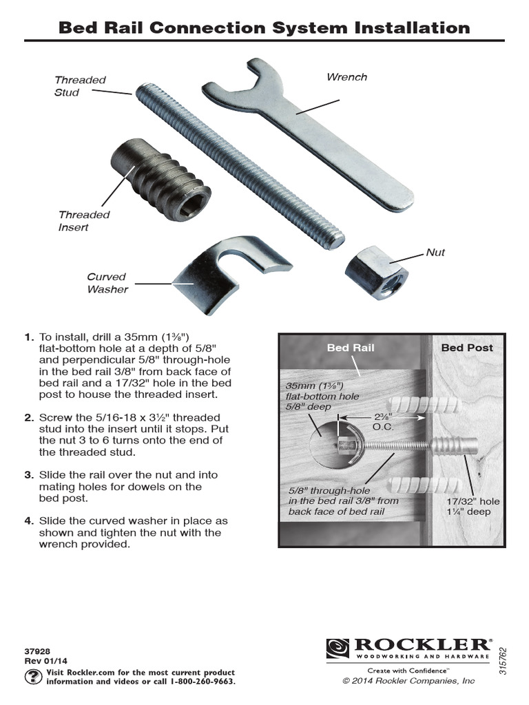 Bed Rail Connection System INSTALLATION | PDF