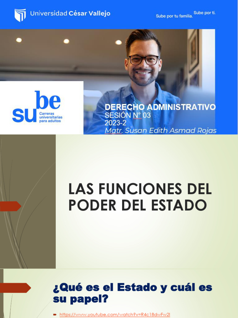 Sesion - 3 Funciones de Poder Del Estado | PDF | Estado (política) | Judicaturas