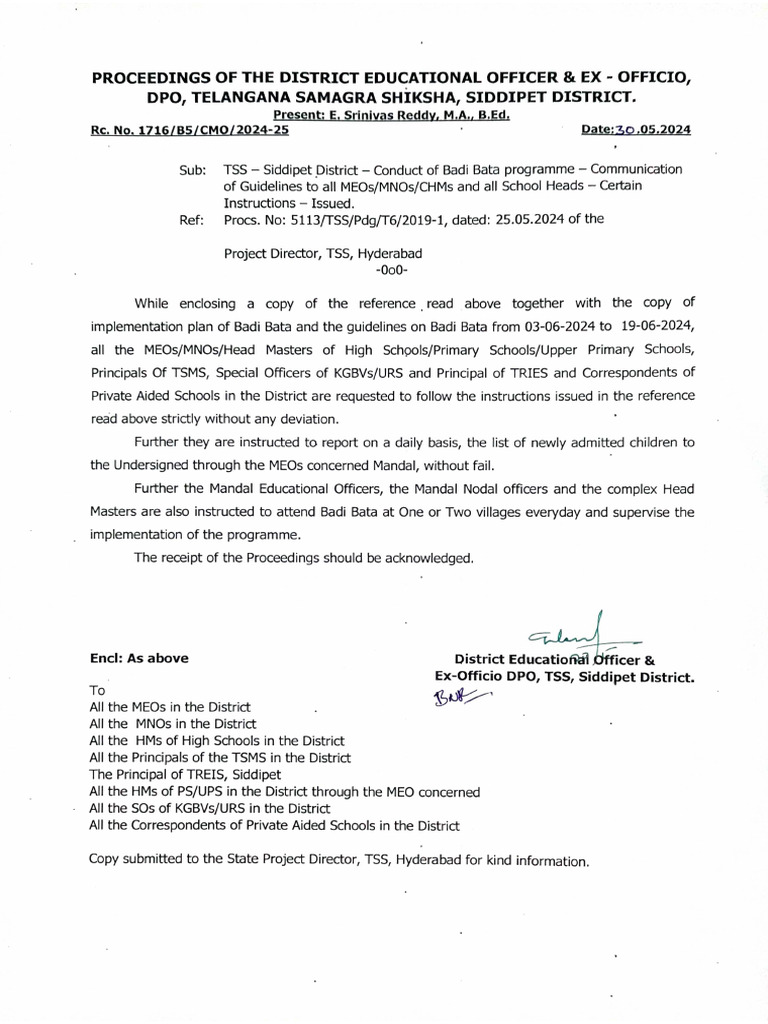 Procds of Badi Bata 2024-25 Implementation Guidelines & Action Plan. | PDF Procds of Badi Bata 2024-25 Implementation Guidelines & Action Plan. | PDF