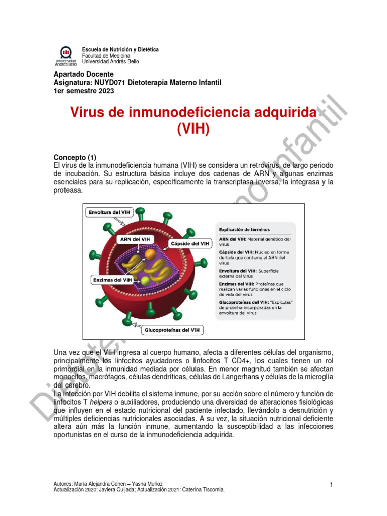 Apartado Nº16 VIH 2023 | PDF | Sistema inmune | VIH