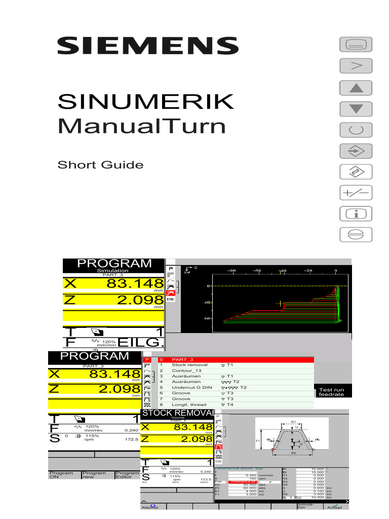 Sinumerik: Manualturn | PDF