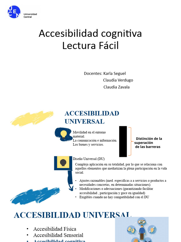 Accesibilidad Cognitiva | PDF | Accesibilidad | Invalidez