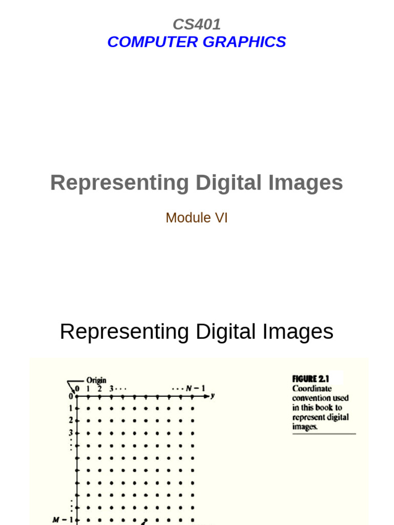 B-Representing Digital Images Draft | PDF | Matrix (Mathematics ...