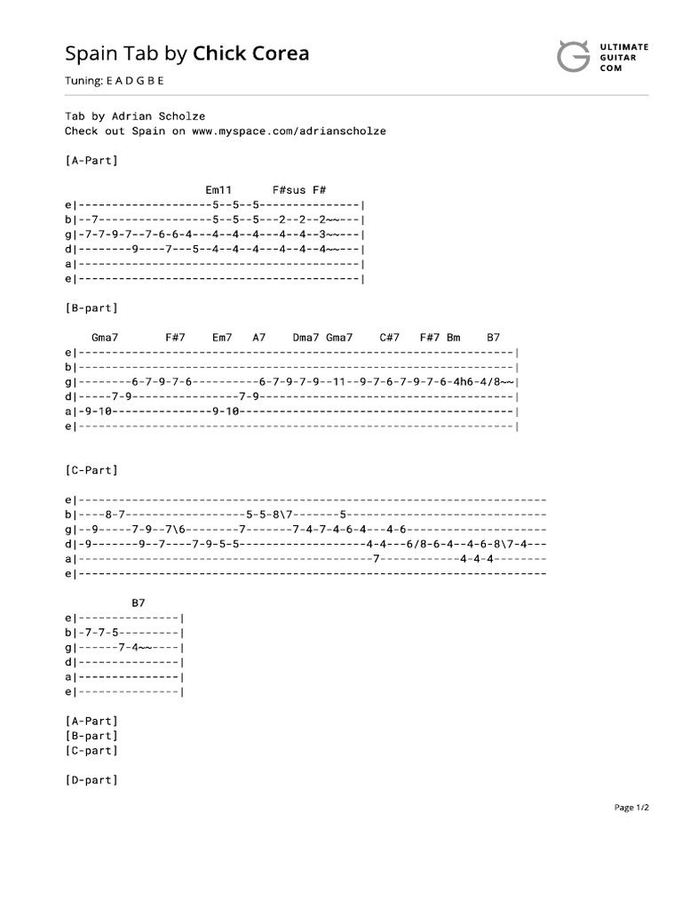 Spain Chick Corea | PDF