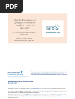 Protocolo Mastitis ABM 2022 | PDF | Breast Milk | Clinical Medicine