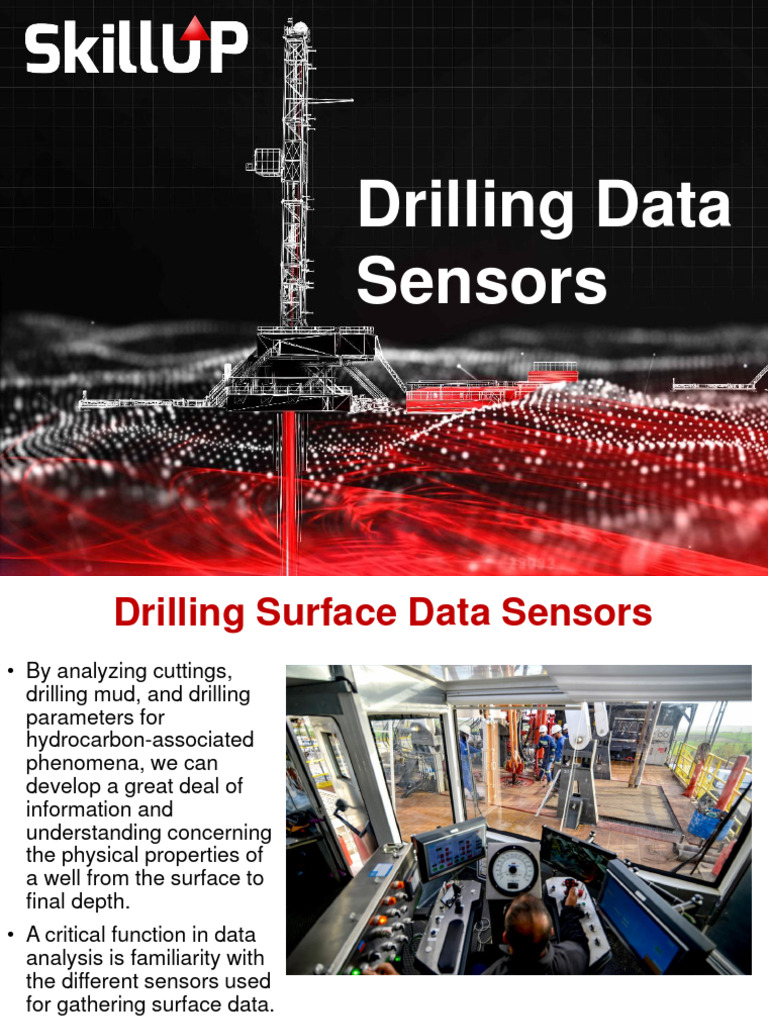 Drilling Data Sensors | PDF | Gas Chromatography | Flow Measurement