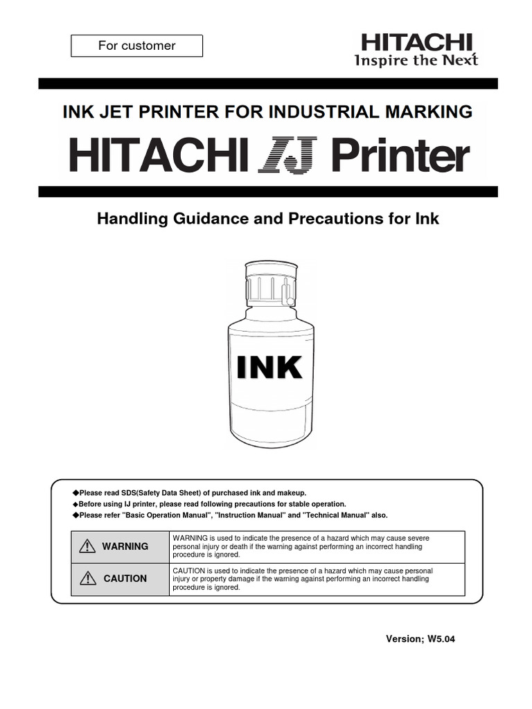 Precautions For 1108Y JP-Y108 W5.04 | PDF | Printer (Computing) | Ink