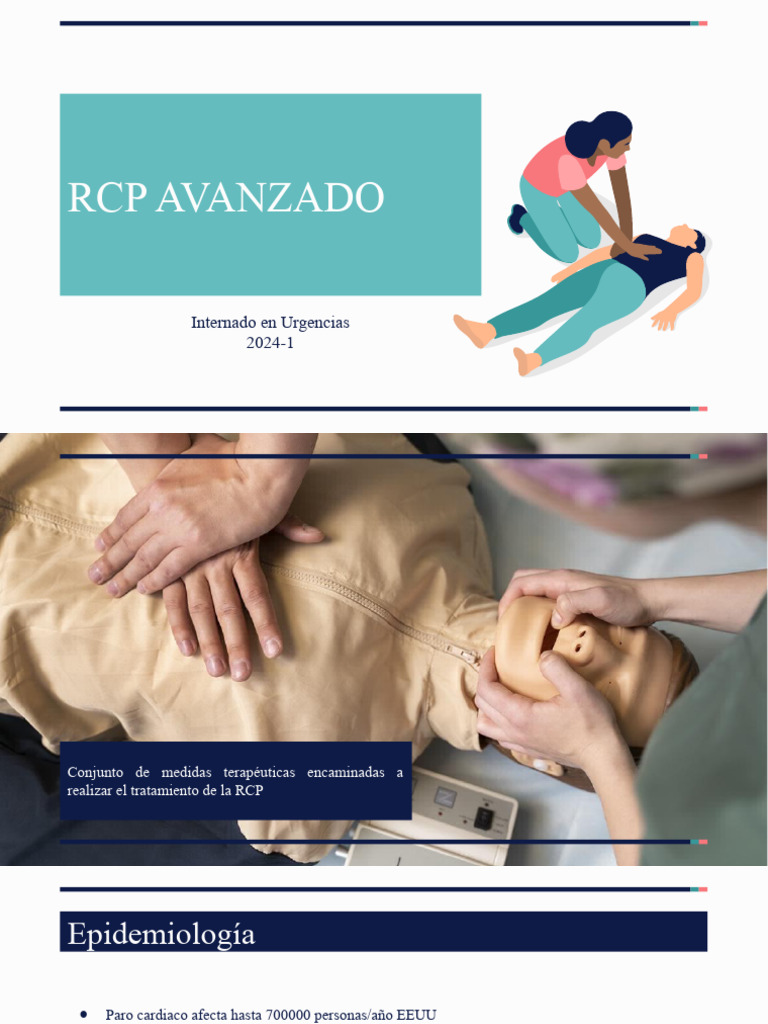 RCP Avanzado | PDF | Reanimación cardiopulmonar | Paro cardíaco