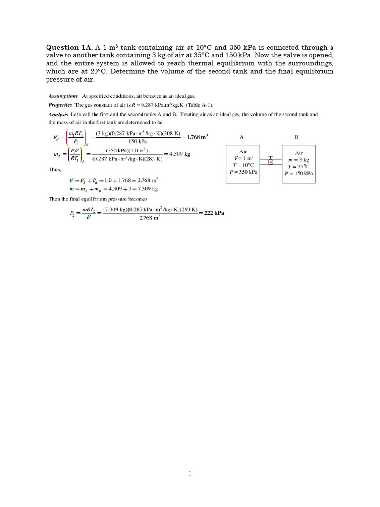Endsem Question Paper 1 With Solutions | PDF | Steam | Scientific Phenomena