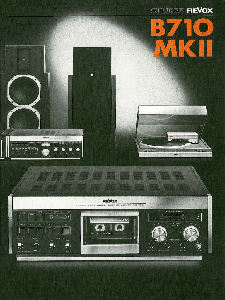 Studer Revox b710 Mkii Info | PDF