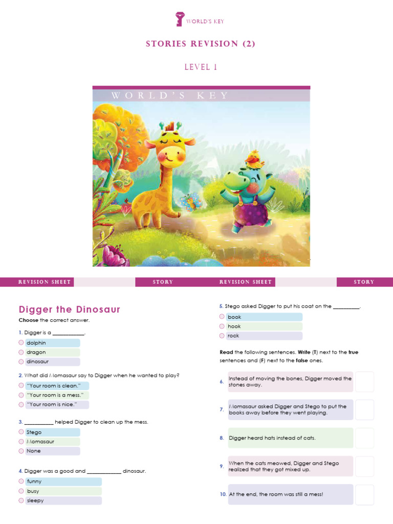 Reading: Stories Revision | PDF