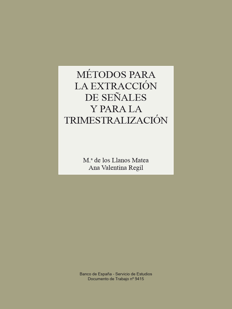 Metodo de Chow Lin Pag 58 | PDF | Costo de la vida | Media móvil