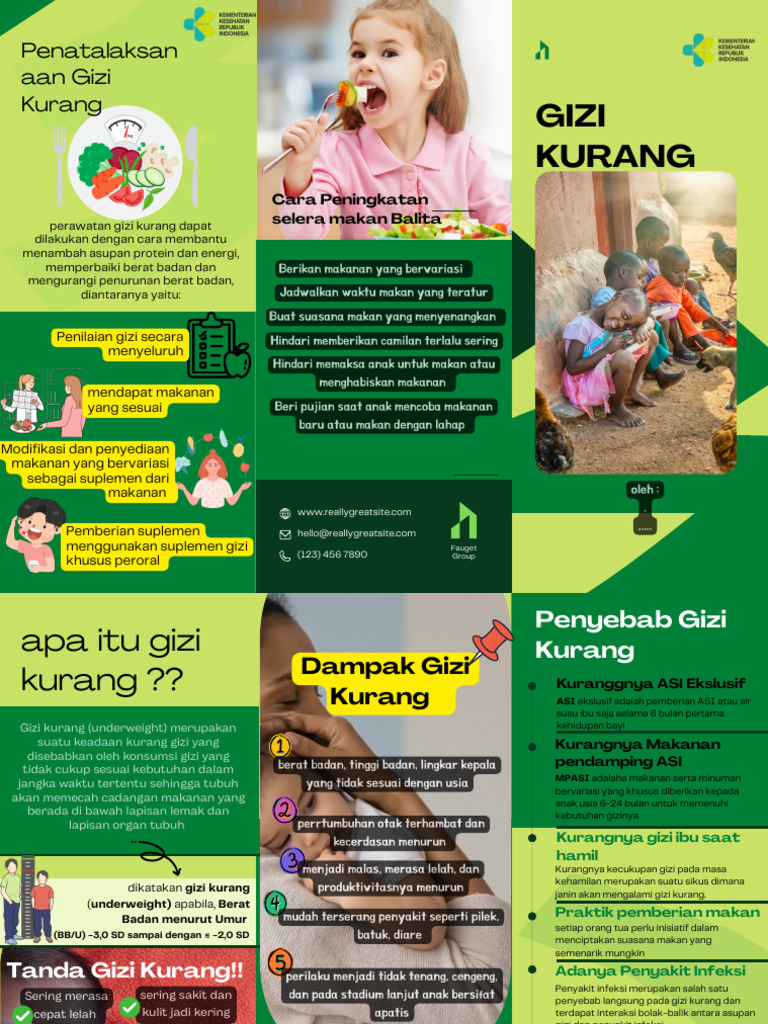 Leaflet Kurang Gizi | PDF