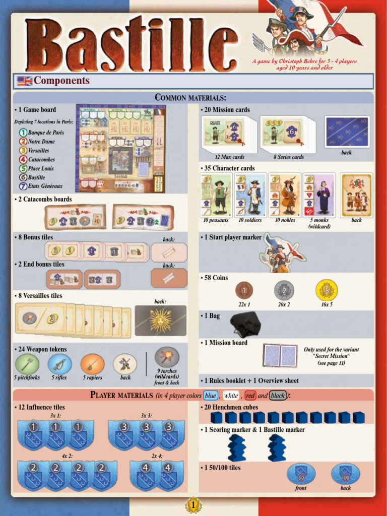 Bastille-Game Rules en | PDF
