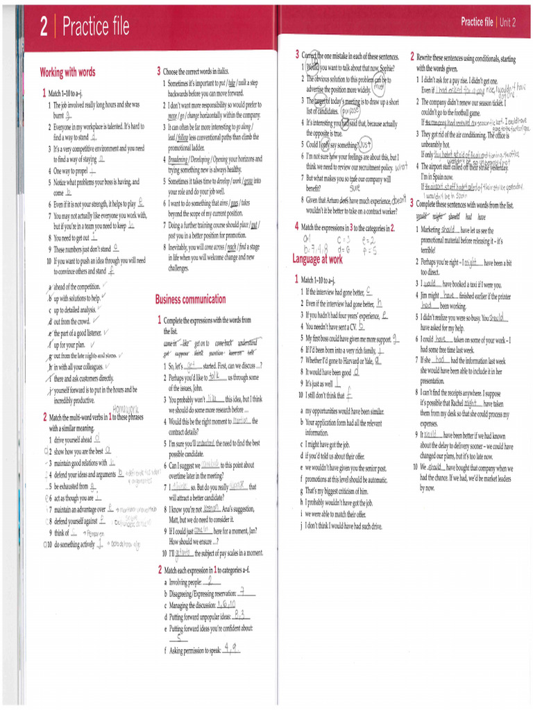 Practice File - U2 | PDF