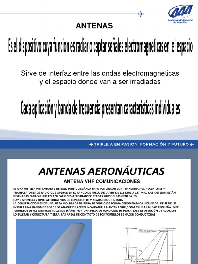 ANTENAS | PDF | Antena (Radio) | Olas
