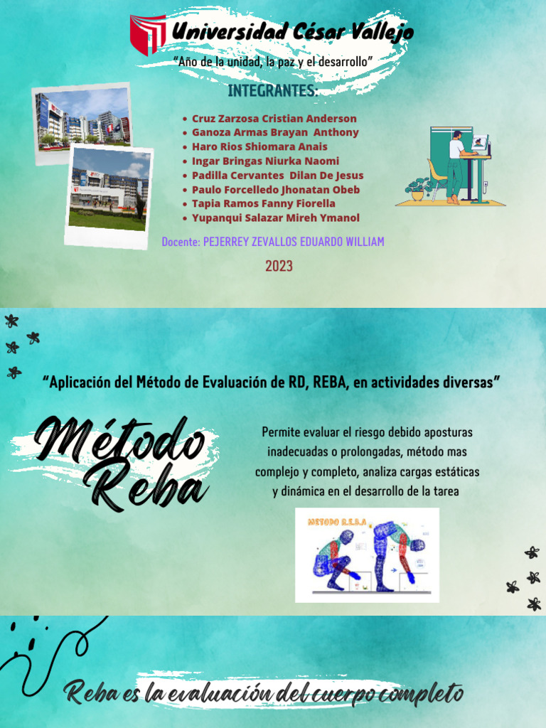 Metodo REBA | PDF | Factores humanos y ergonomía | Medicina CLINICA