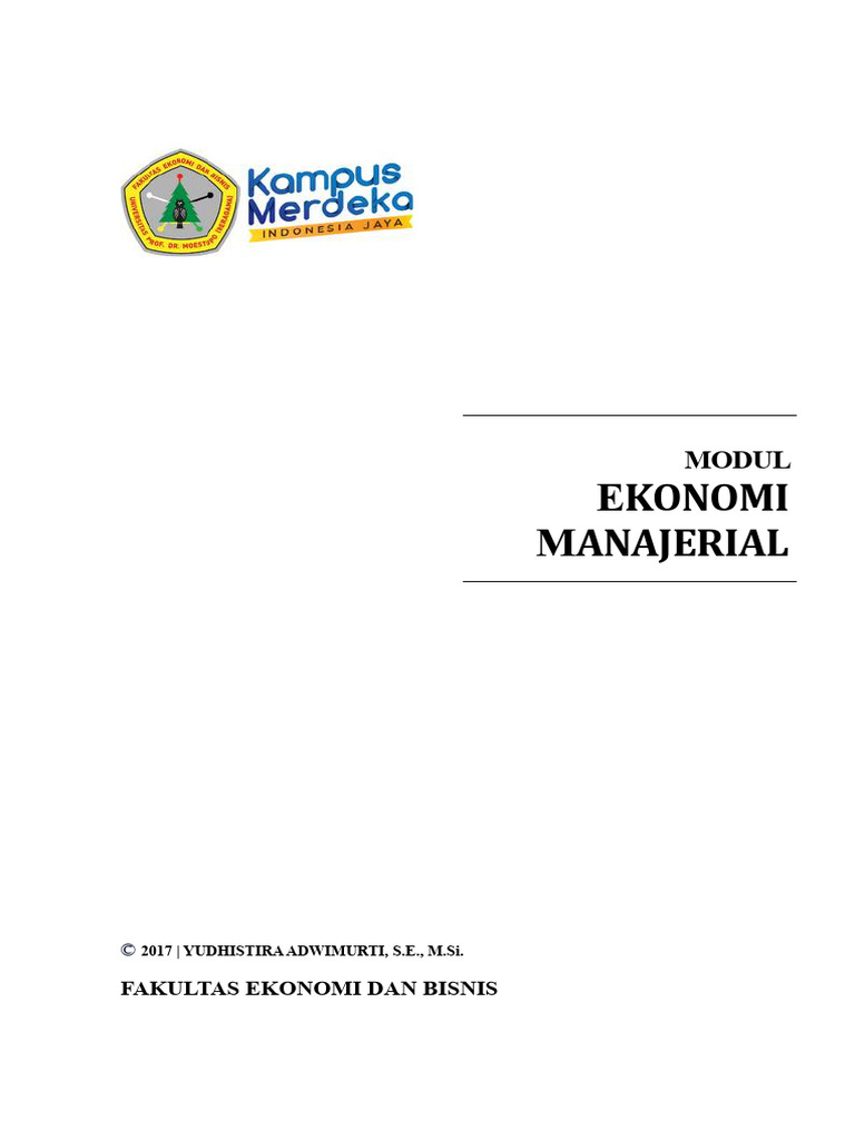 FF FF Modul Ekonomi Manajerial R1 | PDF