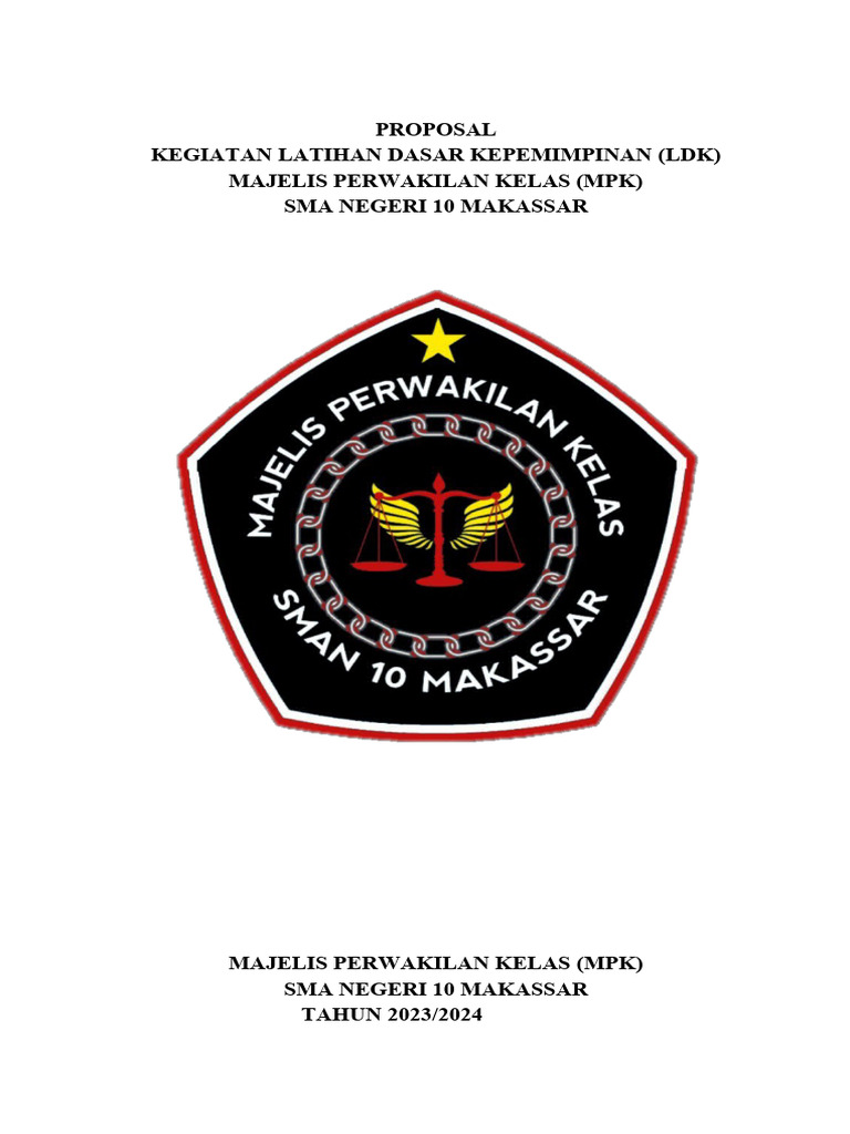 Proposal Ldk Mpk 2022 | PDF