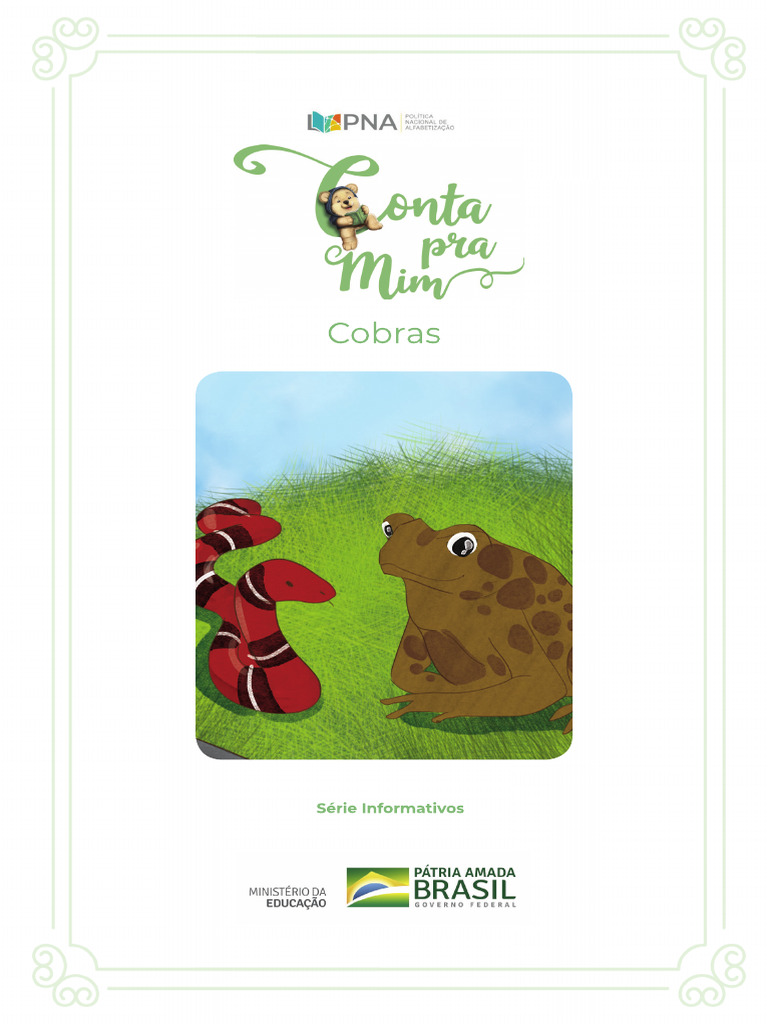 Cobras para Imprimir | PDF | Serpente | Alfabetização
